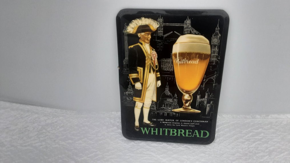 Whitbread beer - Advertising sign - glasscoide - Catawiki