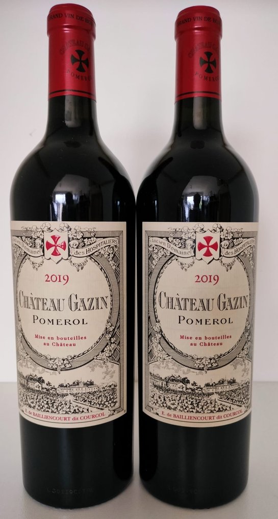 2019 Chateau Gazin - Pomerol - 2 Bottles (0.75L) - auction online Catawiki