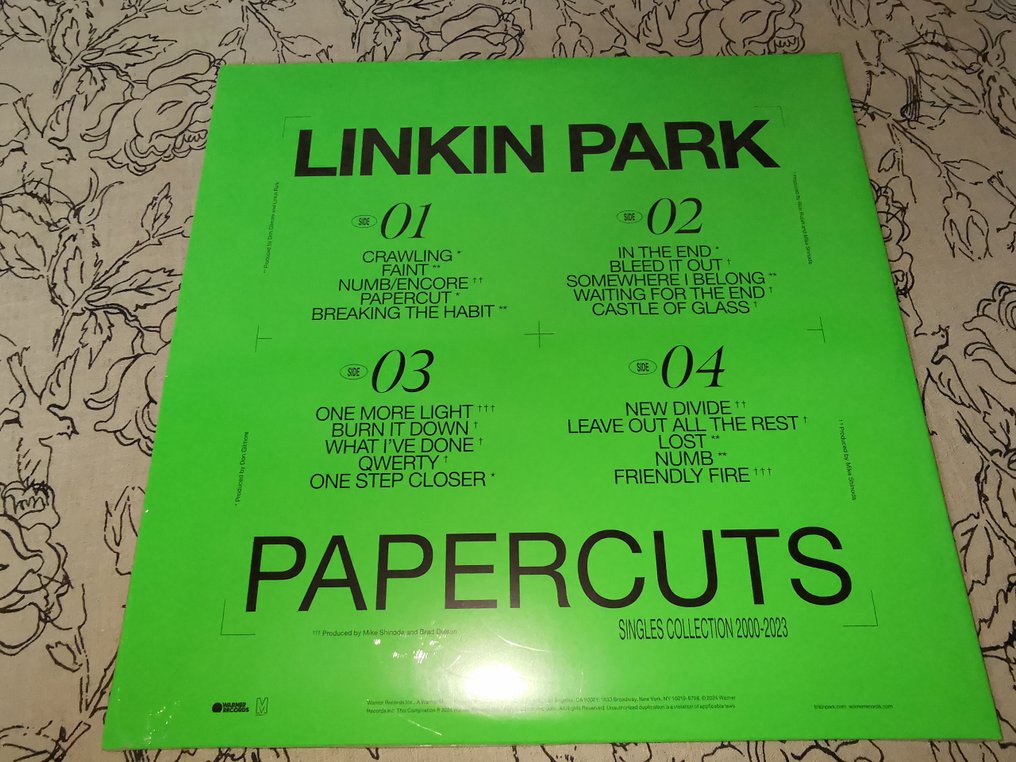 Linkin Park - Papercuts - 2x albums LP (double album) - 180 grammes, 2 ...