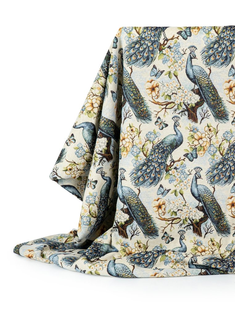 Floral Peacock: Exclusive Collectible Gobelin Jacquard - 300 X 280 cm ...