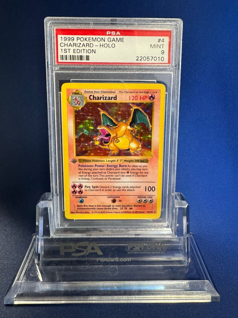 Pokémon Graded card - Charizard 1st Edition Shadowless - PSA 9 - Catawiki