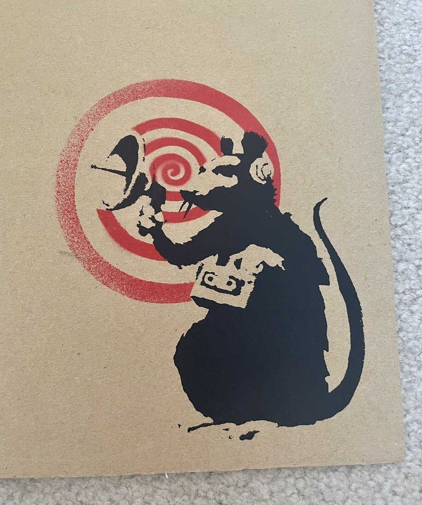 Banksy (1974) - Radar Rat - Catawiki