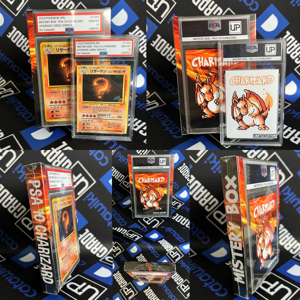 1/500 CHARIZARD PSA 10 Limited - 1 Mystery box - Pokemon - online veiling Catawiki