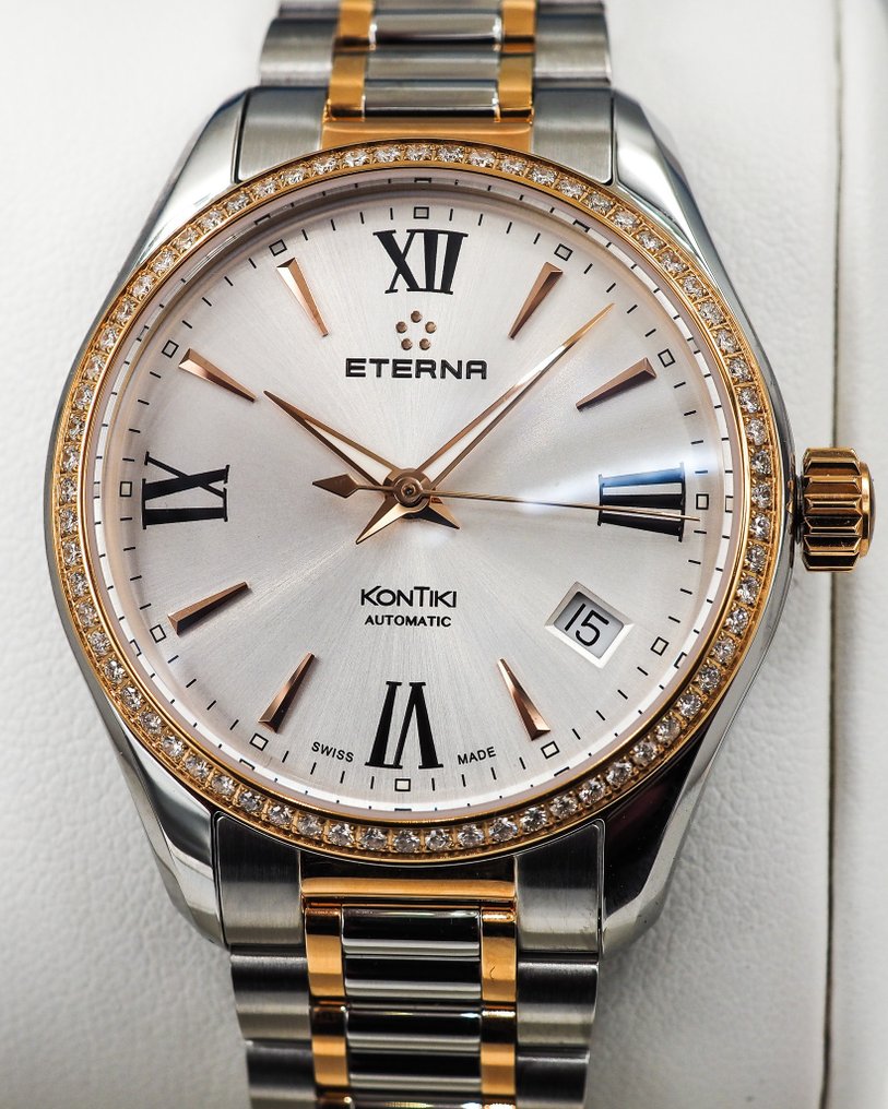 Eterna-Matic - No Reserve Price - * Automatic * Diamonds * NEW - Women ...
