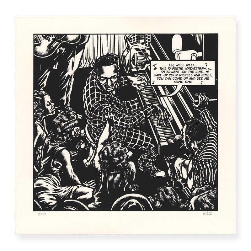 Mezzo - 1 Silkscreen - Love in Vain - Peetie Wheatstraw - 2015 - auction online Catawiki