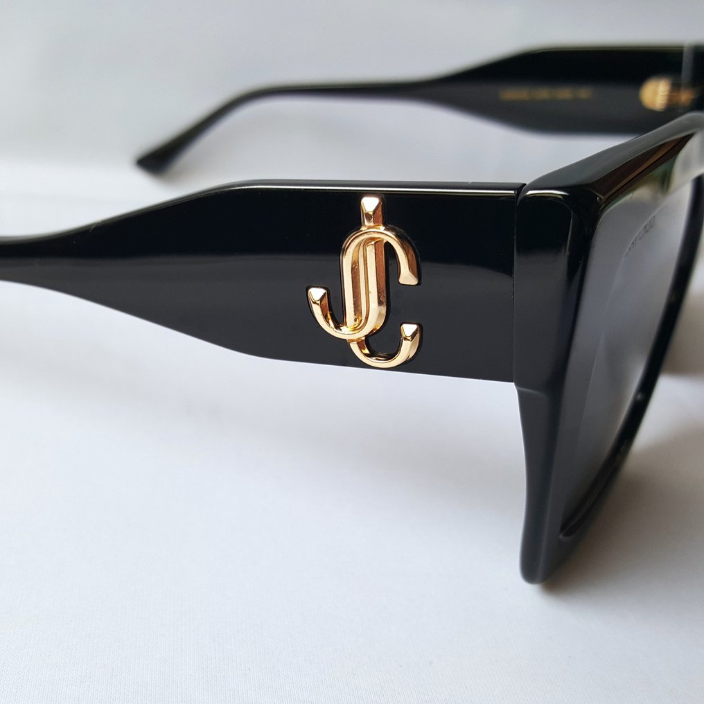 Jimmy Choo - Gold - Crystal Edition - Double Logo - New - Zonnebril ...