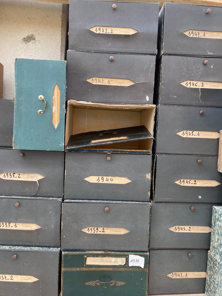 Case - Cardboard - 30 cardboard boxes from the early 1900s - Catawiki