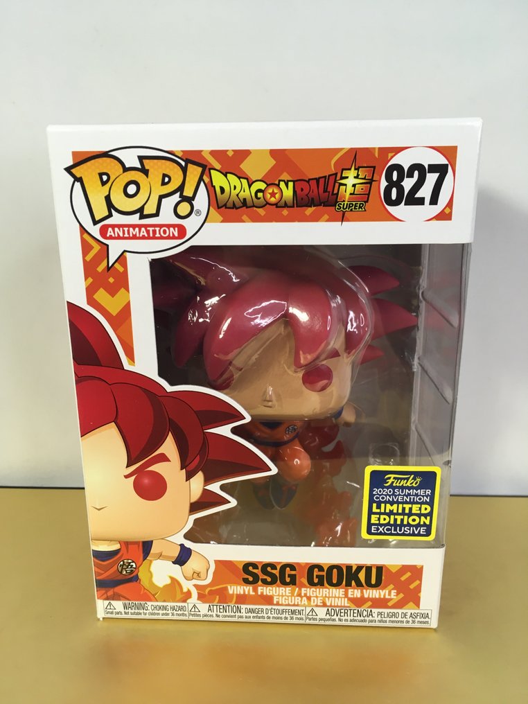 Funko - Funko Pop SSG Goku 827 Summer Convention 2020 Limited Edition Exclusive - Catawiki