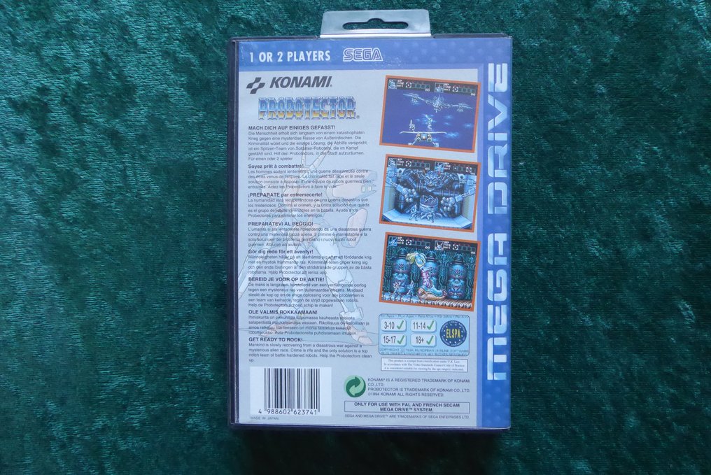 Sega - Probotector for MEGA DRIVE (Pal Version) - Videospill - I ...