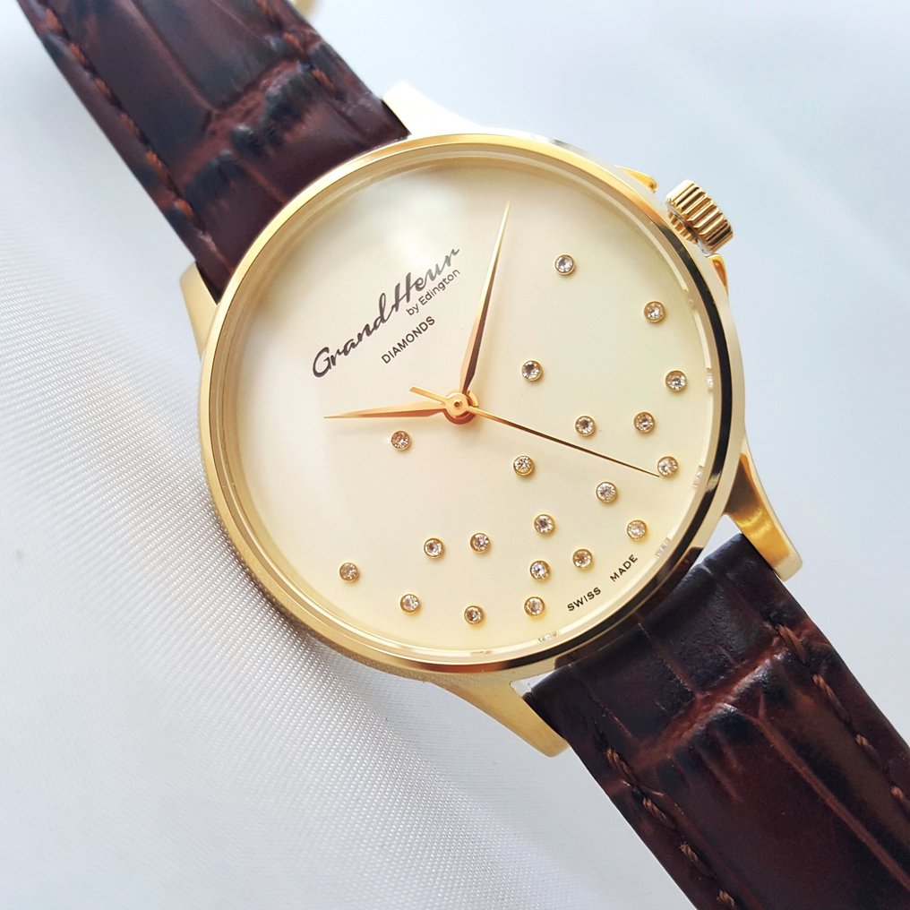 Grand Heur - 20 Diamonds - Swiss Made - Gold - Gift Set - New - No ...