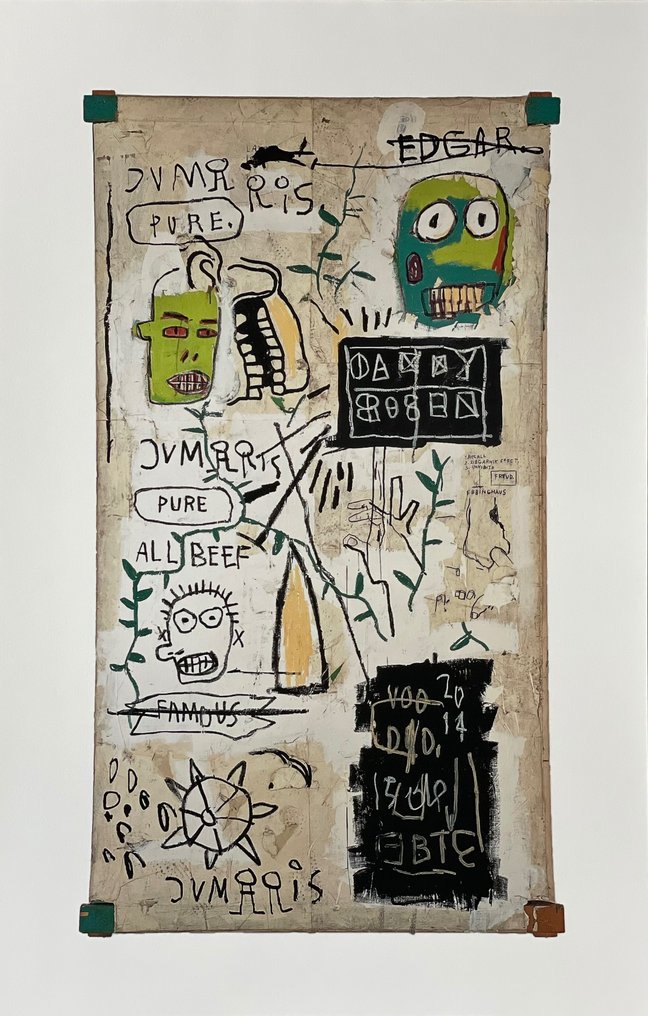 Jean-Michel Basquiat - (after), Danny Rosen (1983) - Catawiki