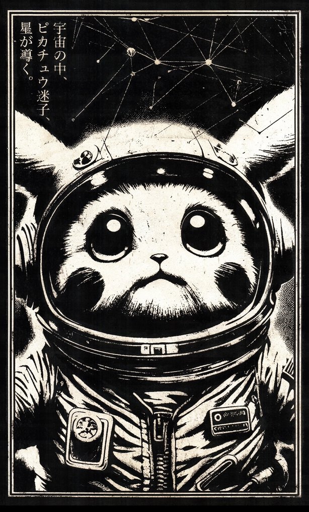 Æ (XX-XXI) - “Pikachu Space Saga”, (2024) Collectible! Æ‘s Pokémon ...