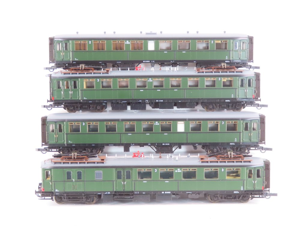 Roco H0 - 63140 - Train unit (1) - 4-piece set Mat '24 'Blockbox' - NS ...