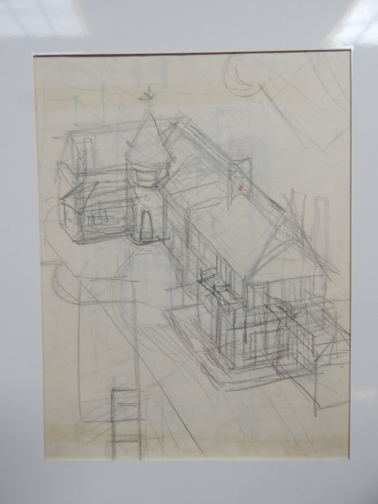 Jacobs, E.P. - 1 Original preliminary drawing + deluxe album ...