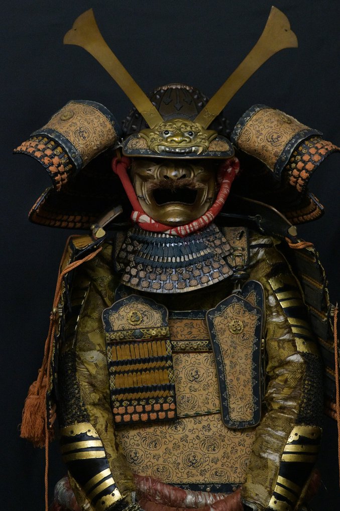 Mengu/Menpō - Giappone O'Yoroi Armatura completa da samurai daimyo ...