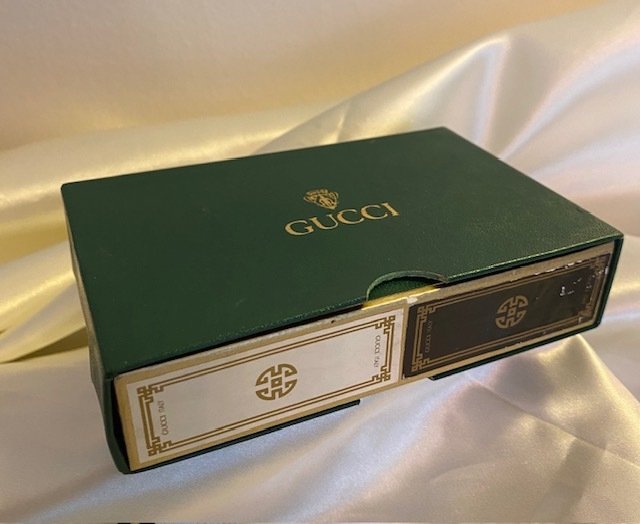 Playing cards - GUCCI: elegantissimo e raro doppio mazzo di CARTE da ... Playing cards - GUCCI: elegantissimo e raro doppio mazzo di CARTE da ...