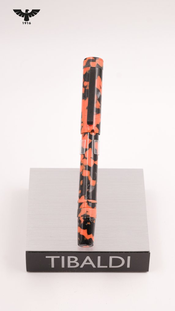 Tibaldi - Engrave Your Initial On Perfecta - Vinyl Orange & Black ...