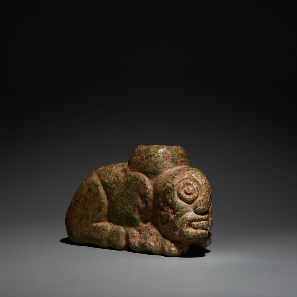 Mixteca, Mexico Stone Ritual object in the shape of a reclining feline ...