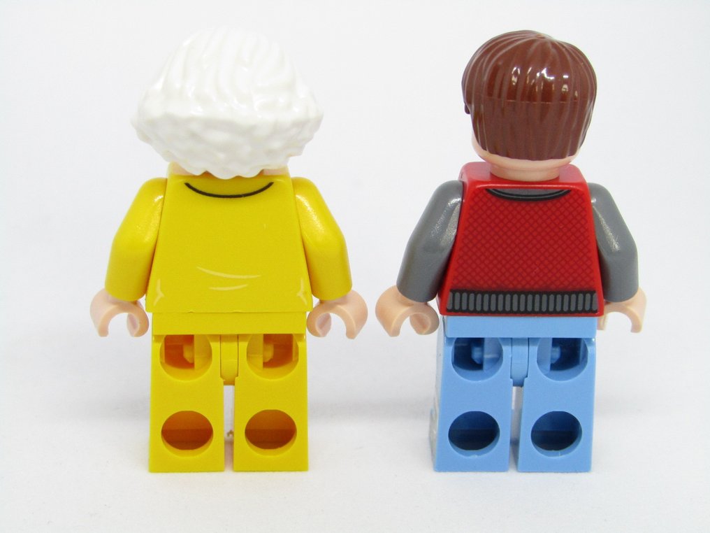 Lego - Back to the future - Marty McFly & Doc Brown minifigure back to ...