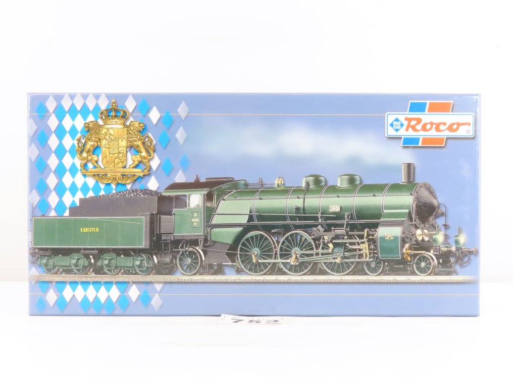 Roco H0 - 69362 - Steam locomotive with tender (1) - S3/6 - K.Bay.Sts.B ...