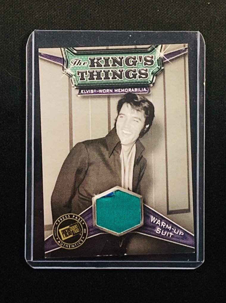 2007 Press Pass - Elvis Presley - Owned & Worn Warm Up Suit - Trading ... 2007 Press Pass - Elvis Presley - Owned & Worn Warm Up Suit - Trading ...
