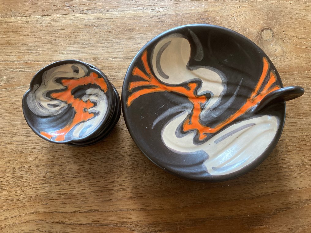 Zenith Gouda - Platter (7) - SEPIA - pottery - Catawiki