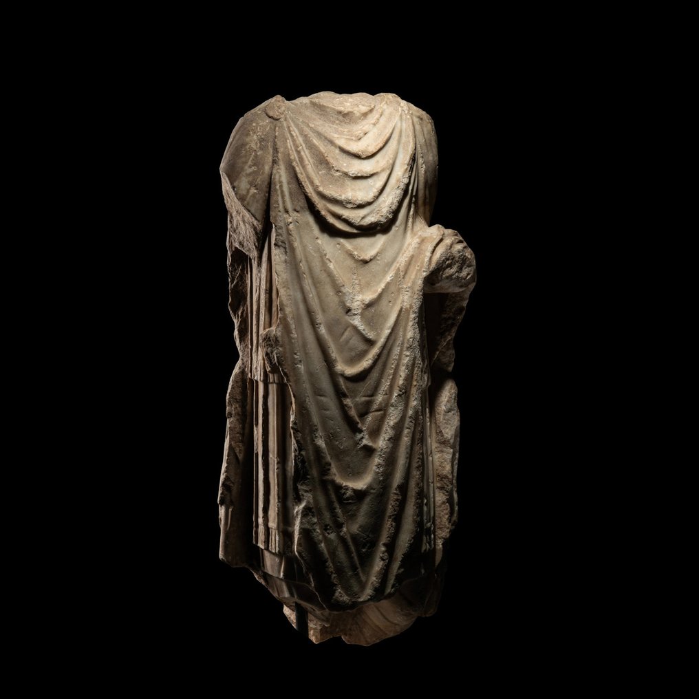 Ancient Roman Marble Torso of a Soldier with Chlamys. 2nd century AD ...