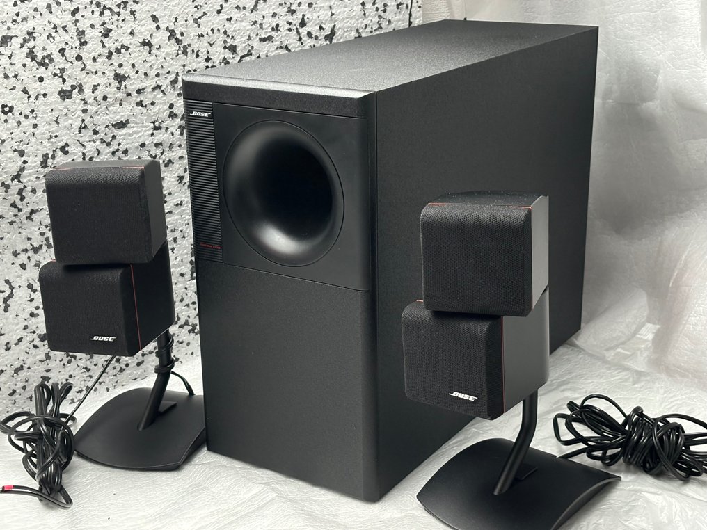 Bose - Acoustimass 5 Series II - Redline Series - Direct/Reflecting 2.1 Subwoofer Speaker set ...