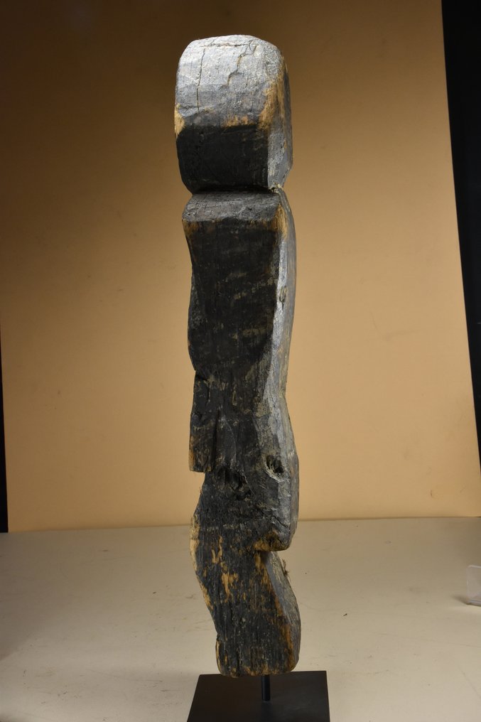 Himalaya-standbeeld ter bescherming van de godheid - Hout - Nepal ...