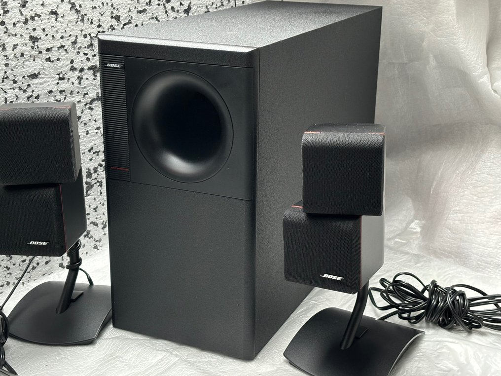 Bose - Acoustimass 5 Series II - Redline Series - Direct/Reflecting 2.1 Subwoofer Speaker set ...