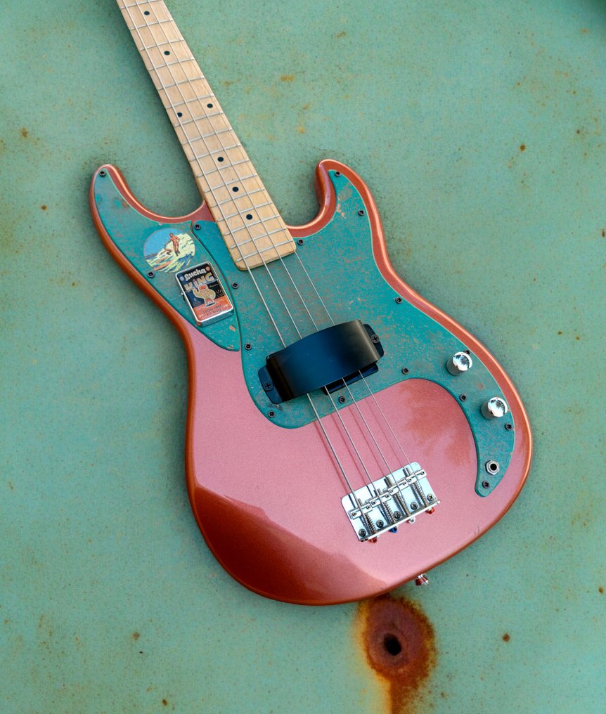 PARTSCASTER - Swamp Surfer Precision Bass - - Electric bass guitar ...