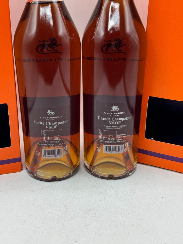 A. de Fussigny - VSOP Petite Champagne & Grande Champagne - 70cl - 2 ...