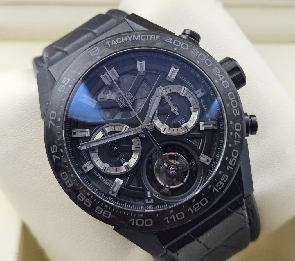 TAG Heuer - Carrera Heuer 02T Carbon Tourbillon Phantom Limited Edition ...