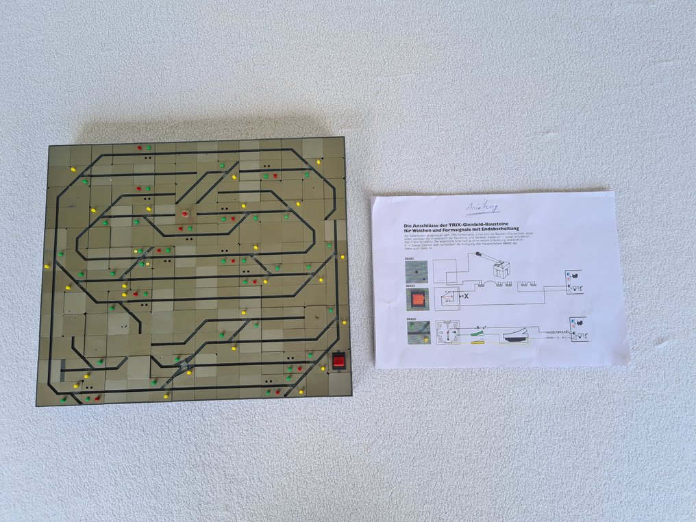 Trix HO, N, Z - Electronics (1) - Track diagram building blocks Control ...