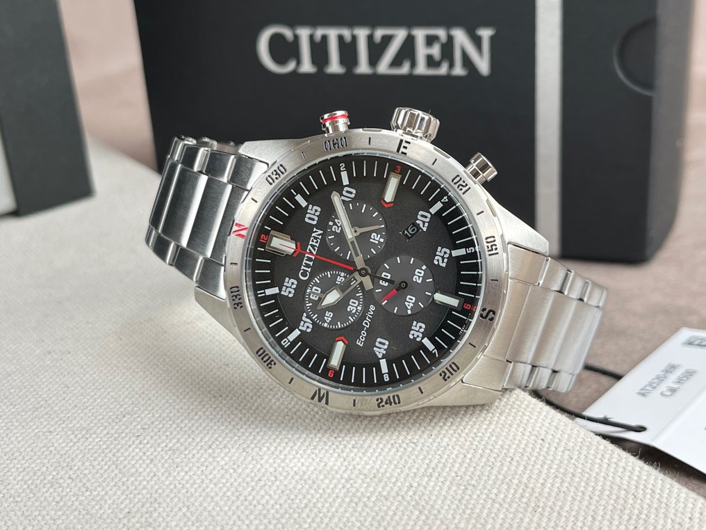 Citizen - Eco-Drive Chronograph Date - Sin Precio de Reserva - AT2520 ...