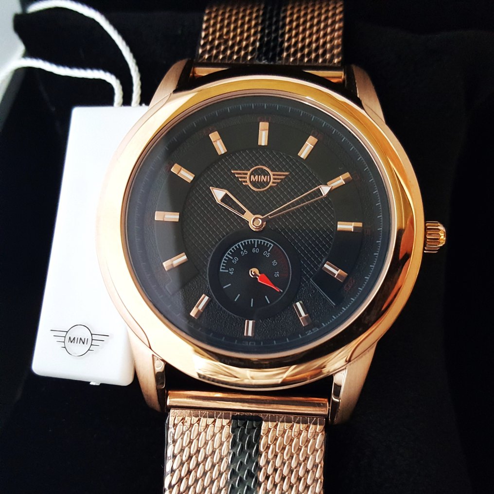 Mini - Swiss - Gold - Official (faulty strap) - Men - New - auction ...