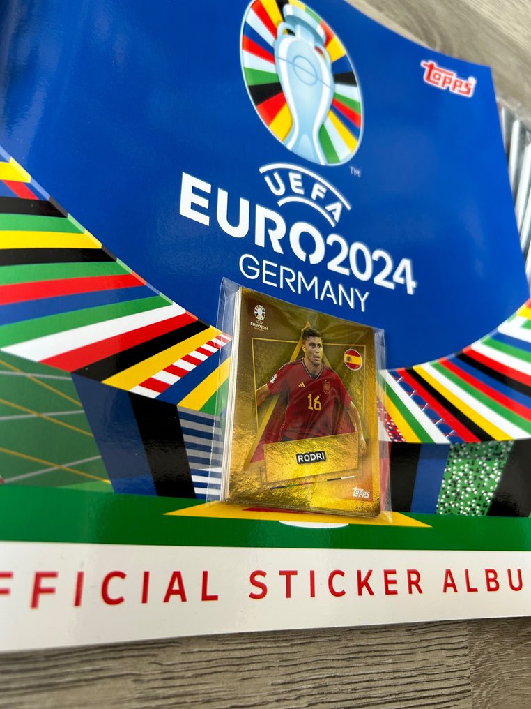 2024 - Topps Euro 2024 - Complete Set with 21 SP Stickers - 707 Empty ...