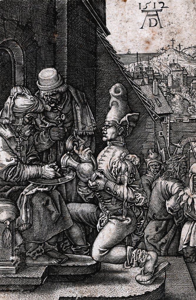 Albrecht Dürer / Johann Ulrich Krauss - Pilate Washing His Hands and ...