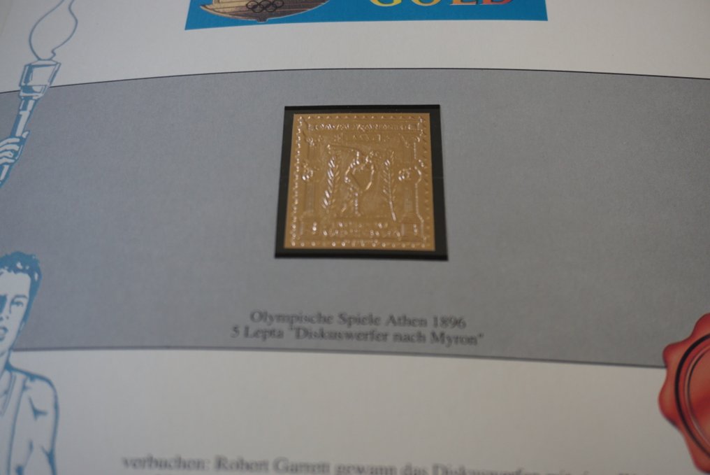 World - Rarities in Gold Olympic Games 1896-1994 (152 pieces)!!! - Catawiki