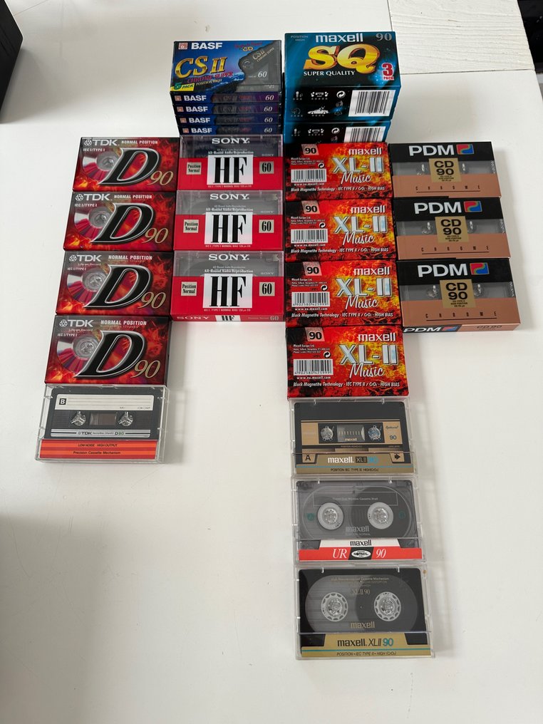 Sony, TDK, Basf, Maxell, PDM - Blank audio cassette - Multiple models - Catawiki