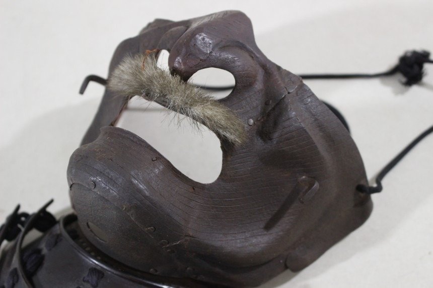 Mengu/Menpo - Japan - 1603-1868: Tetsusabiji Yasurime Menpo: E1-788 Edo ...