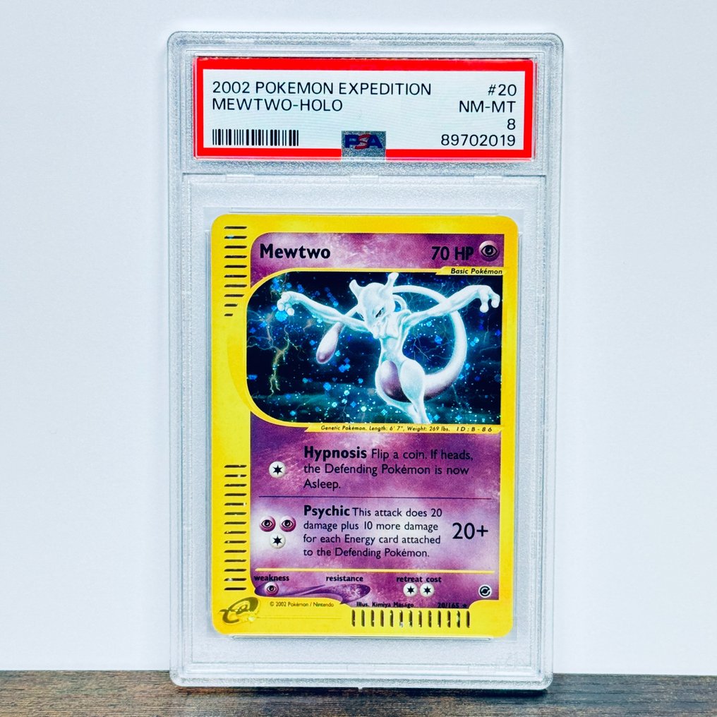 Pokémon Graded card - Mewtwo Holo - Expedition #20 - PSA 8 - Catawiki