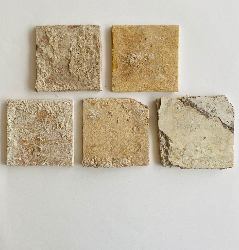 Tile (5) - 1700-1750 - Delft blue tiles with d - Catawiki