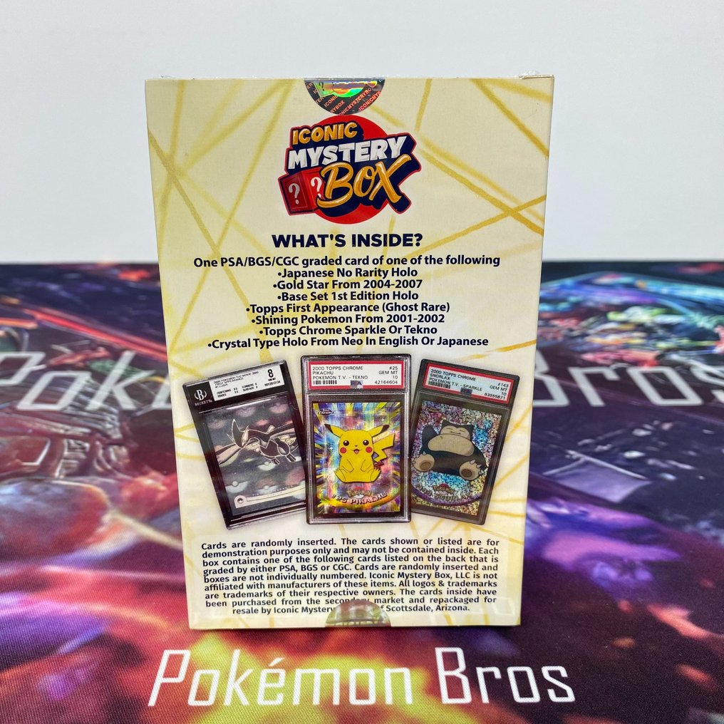 Iconic Mystery BOX - VIP - Limited to 500 boxes Pokémon Mystery box ...