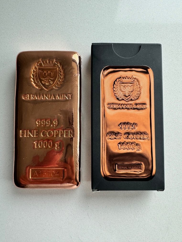1 Kilogram Copper - .999 - Germania Mint. (No Reserve Price) - auction ...