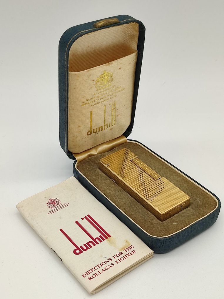 Dunhill - Diamond Tip Gold Plated - Briquet - plaqué or - Catawiki