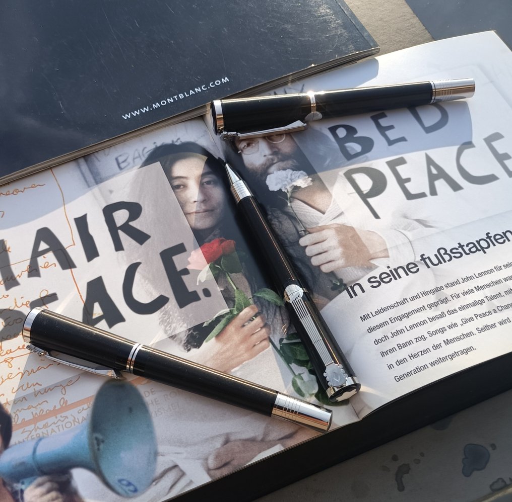 Montblanc - Parures édition limitée Montblanc John Lennon - Pen set - auction online Catawiki