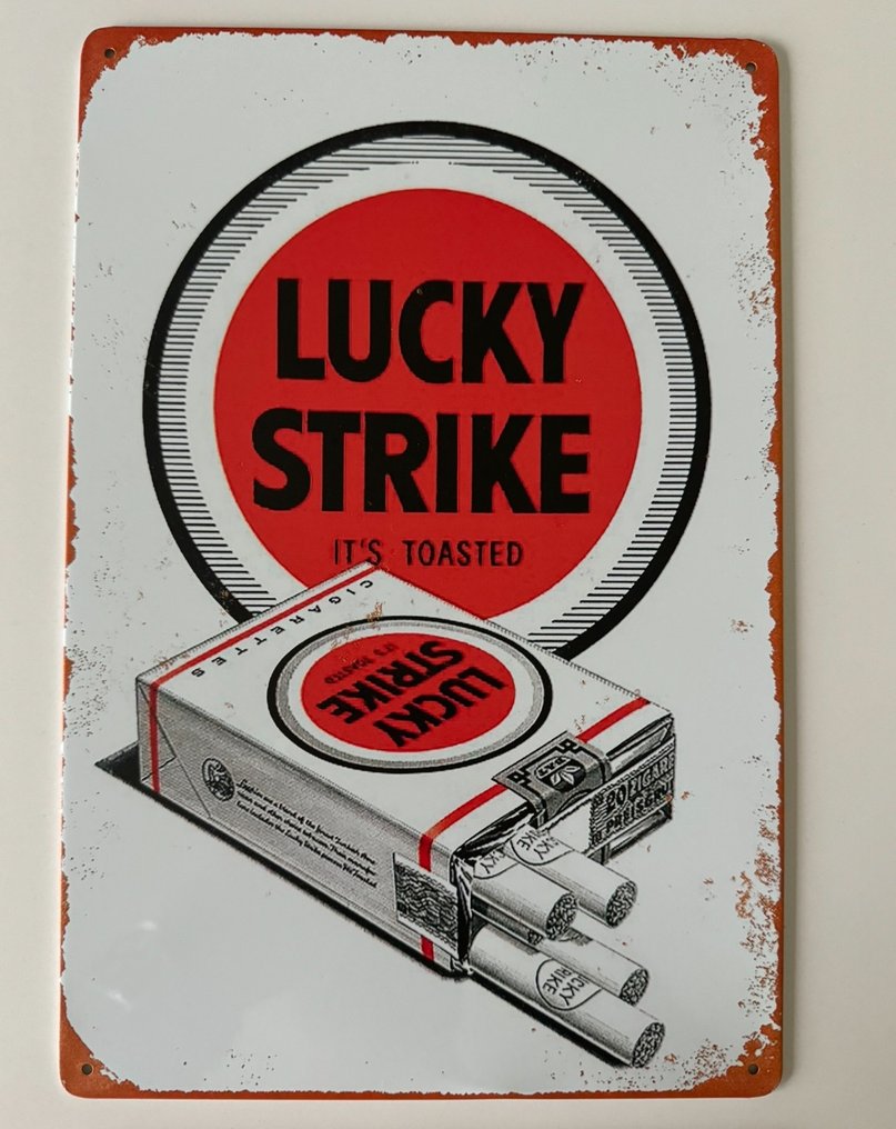 Themed collection - Curious Smoking advertisings Collection: 2x Lucky ...
