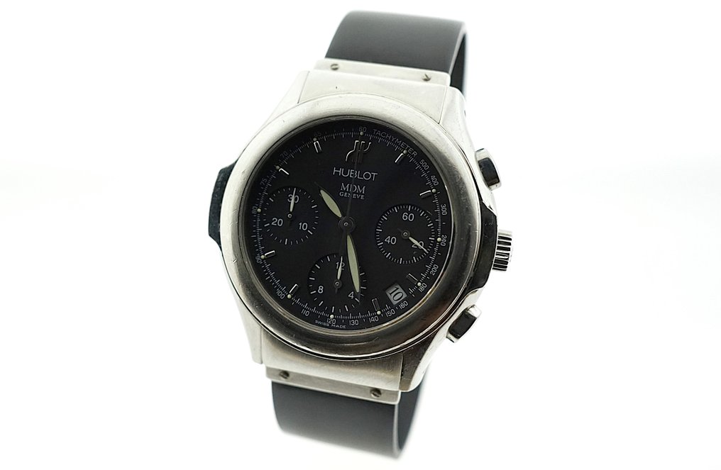 Hublot - Elegant Chronograph MDM Geneve Automatic Modele Depose 10 Atm ...