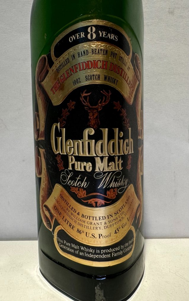 Glenfiddich 8 years old - Special Old Reserve - Original bottling - b. 1970s - 1 Litre - Catawiki
